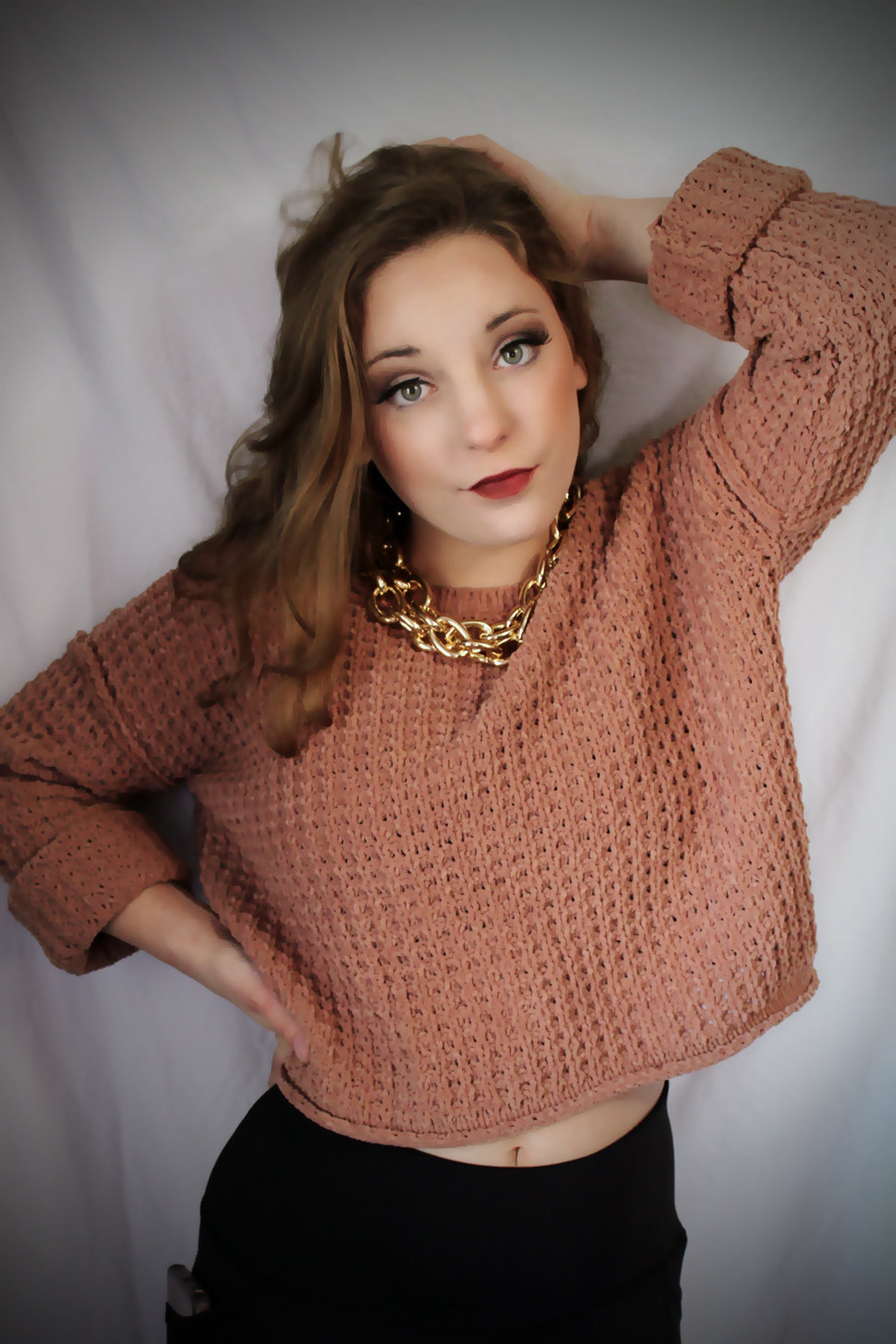 Bold Two Strand Chunky Gold Rolo Chain Necklace - Etsy