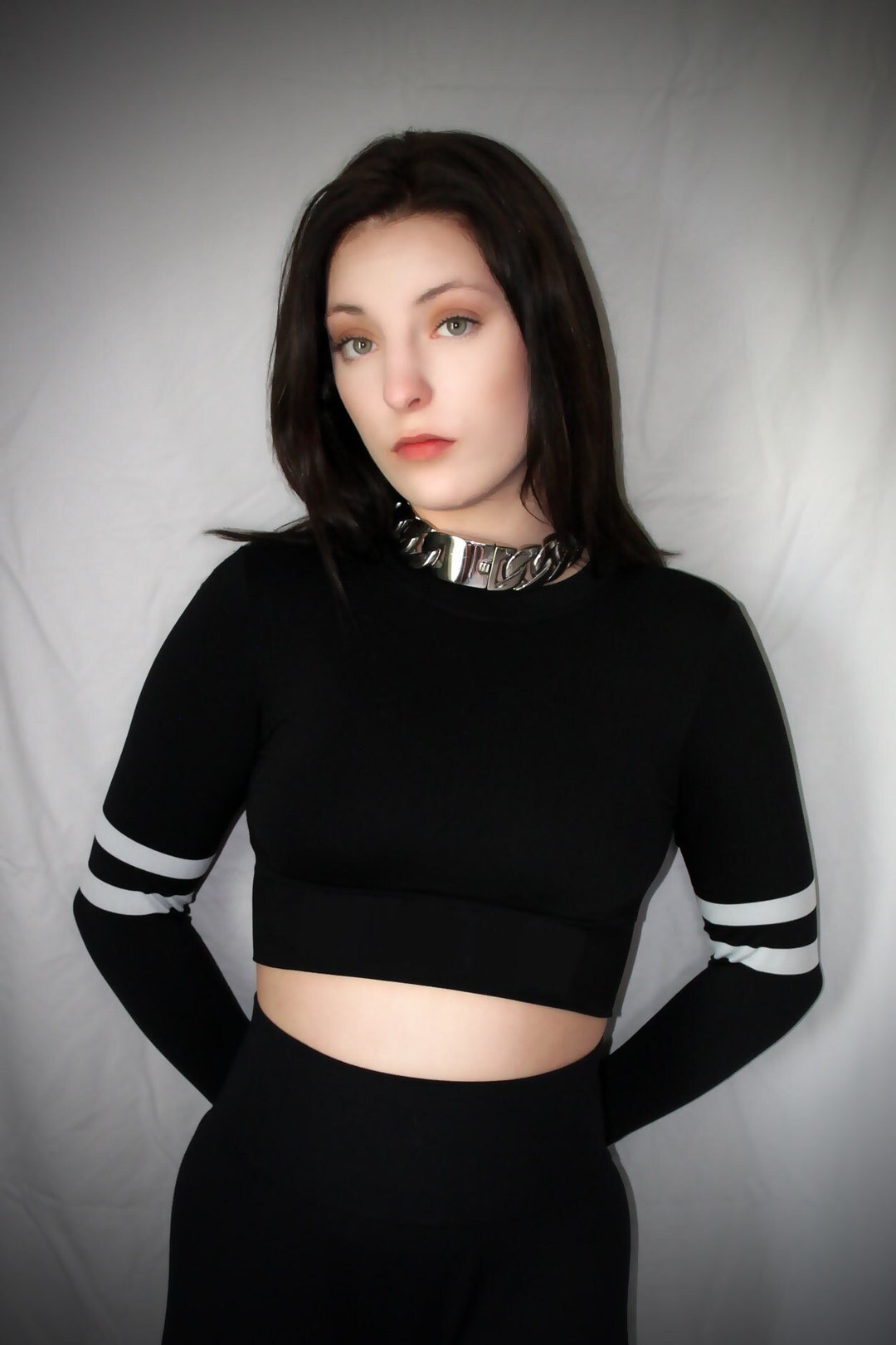 Iconic Chunky Stainless Steel Necklace, 15 Inch X 32mm Curb Chain- Gift ...