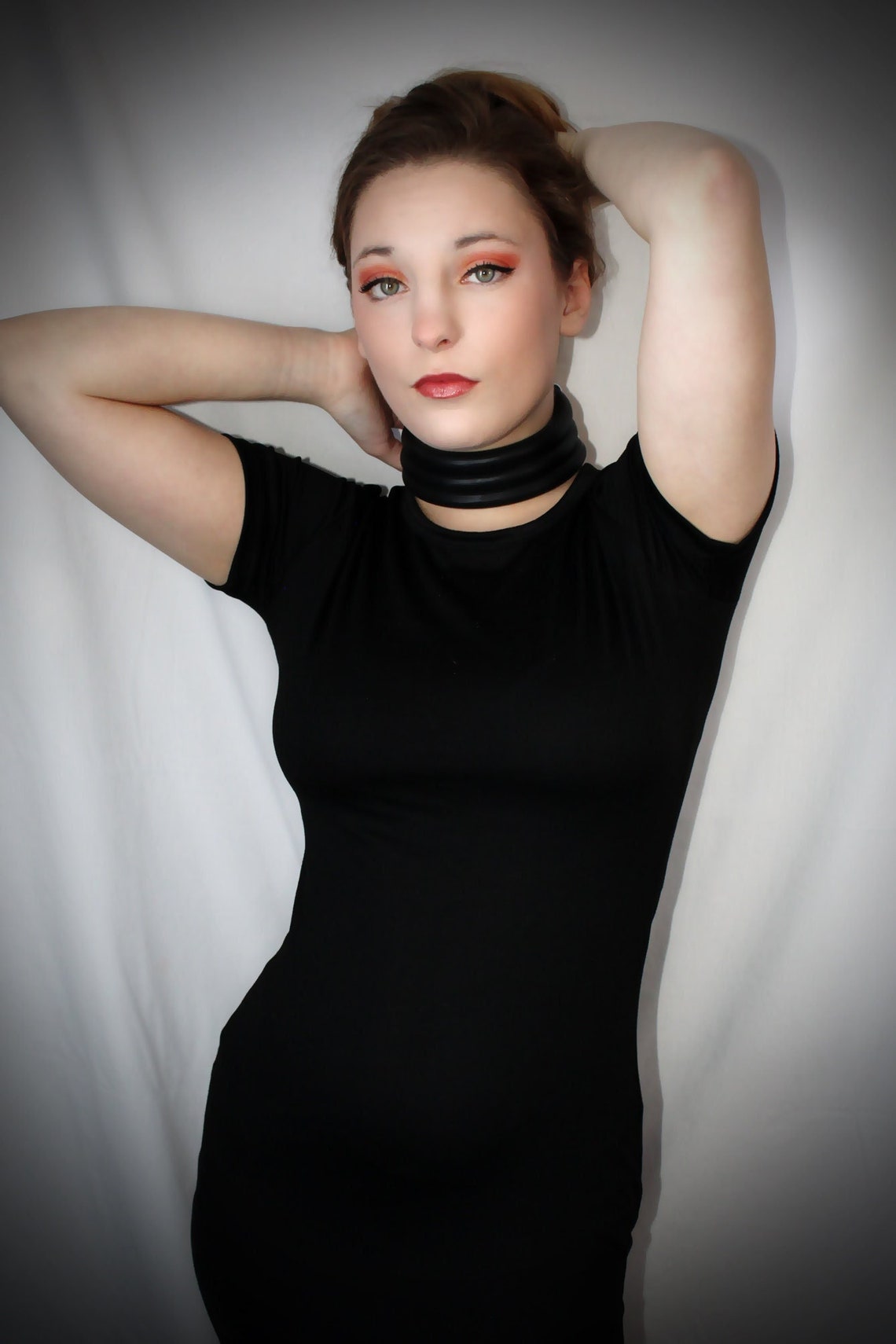 Three Strand Rubber Choker Necklace - Etsy