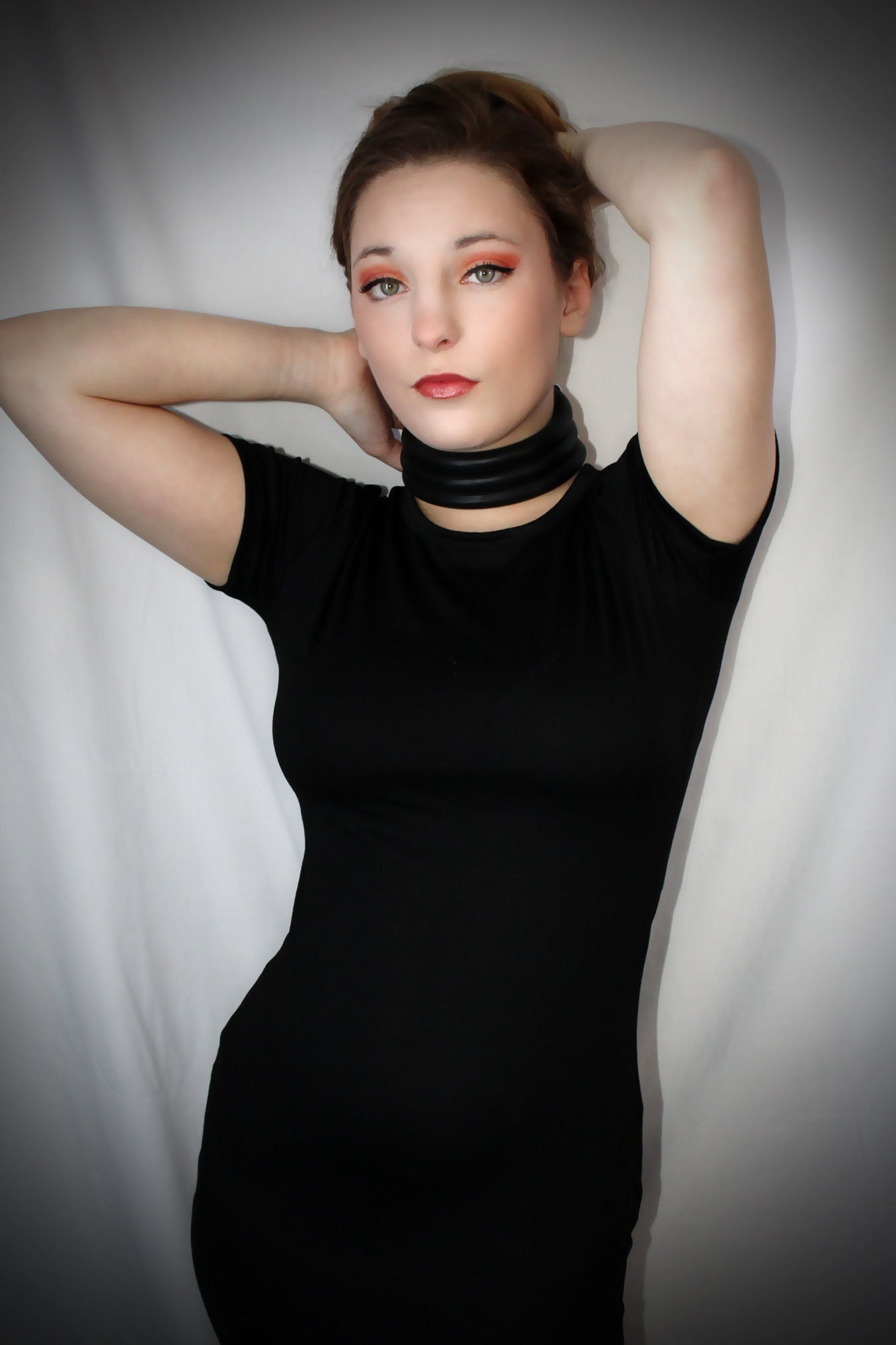Three Strand Rubber Choker Necklace - Etsy