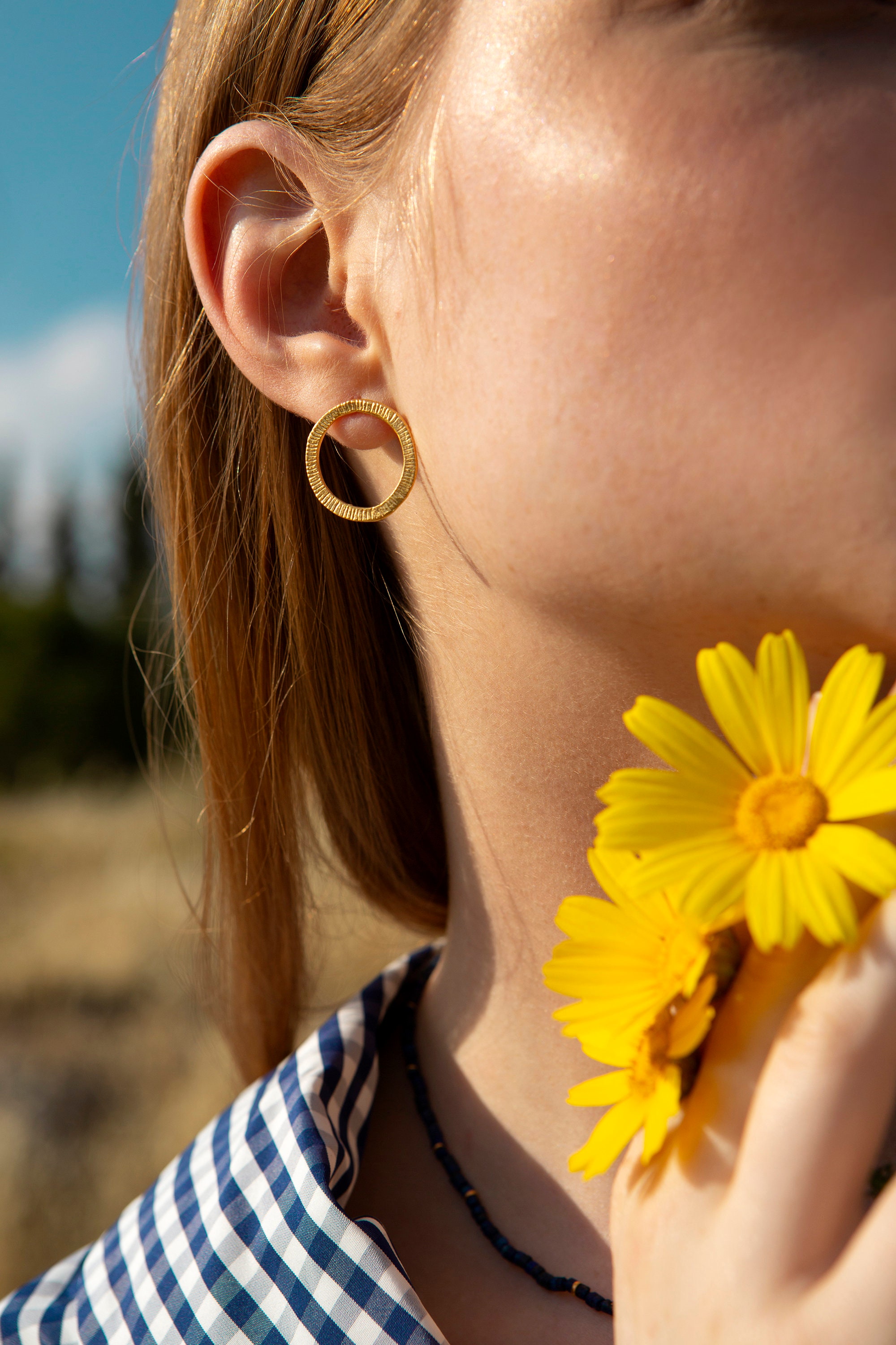 HELIOS Studs - Etsy UK