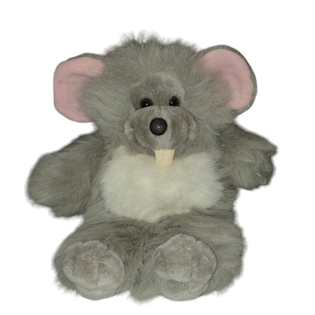 Vintage Ganz Bros Plush Heritage Collection Mouse Gray Shagoos 1989 14 ...