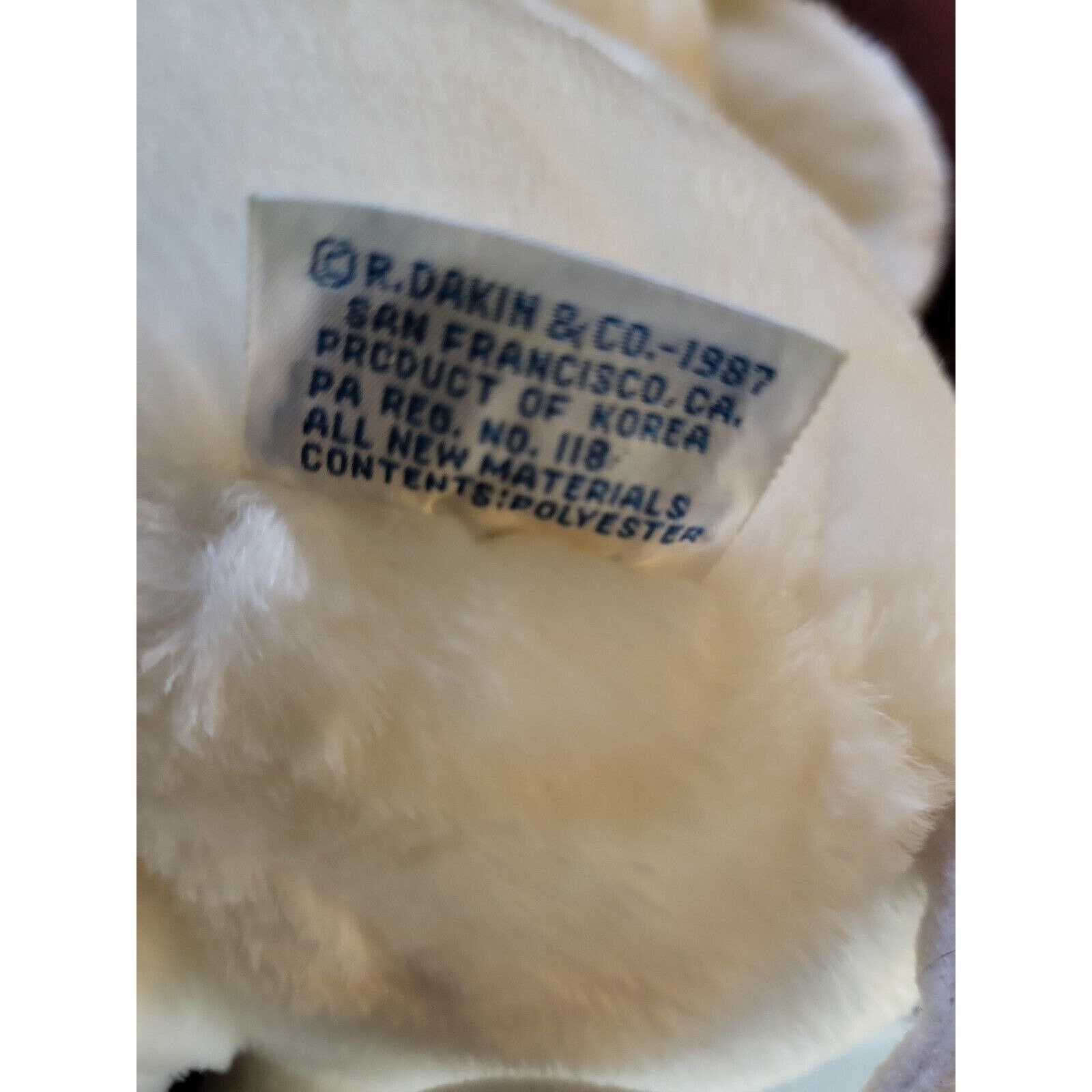 Vintage Dakin Sweet Tooth White Mouse Plush Red Striped - Etsy