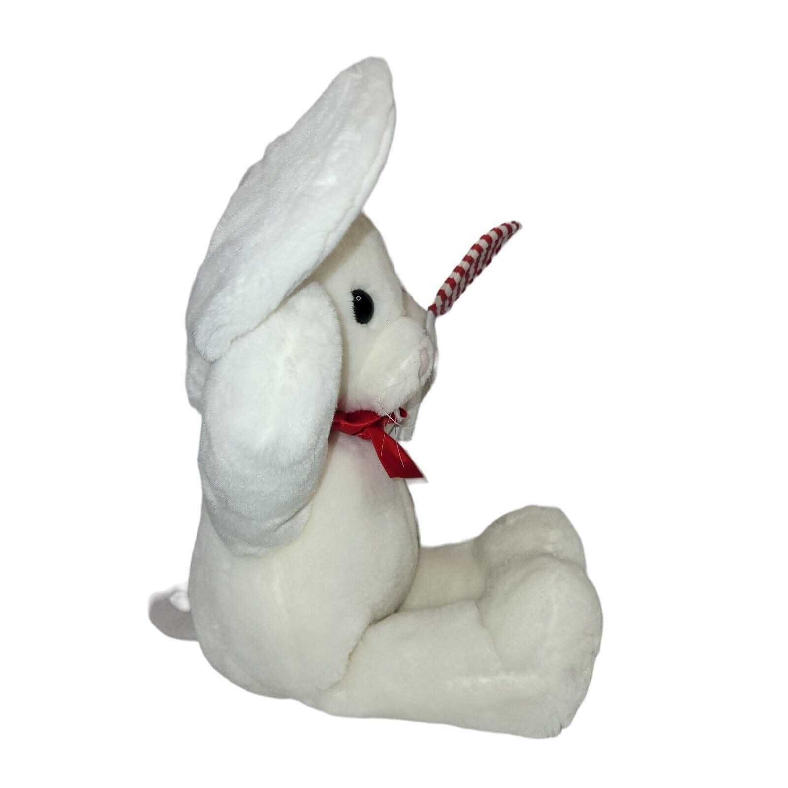 Vintage Dakin Sweet Tooth White Mouse Plush Red Striped - Etsy