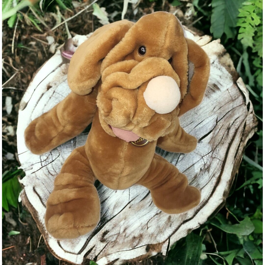 Wrinkles Ganz Ganzbros Plush Dog Large Hand Puppet Hound - Etsy