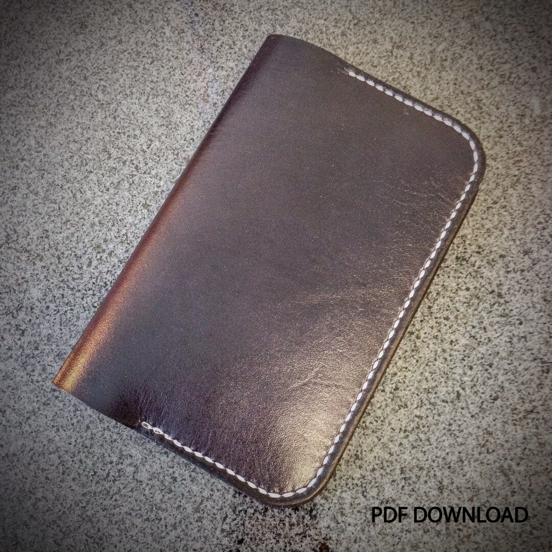 DIY Leather Pattern - Notebook Leather Cover Leathercraft PDF Pattern ...