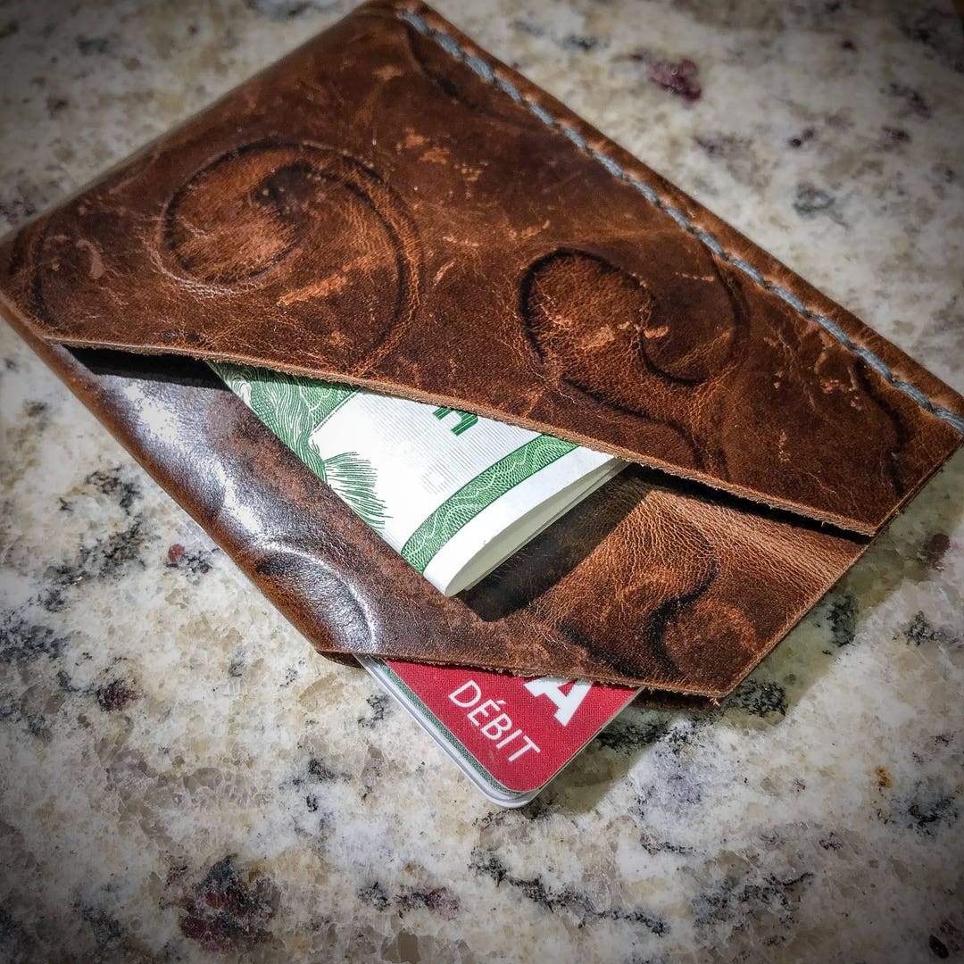 Leather Minimalist Wallet, Card Holder, Card Wallet, Men's Wallet ...