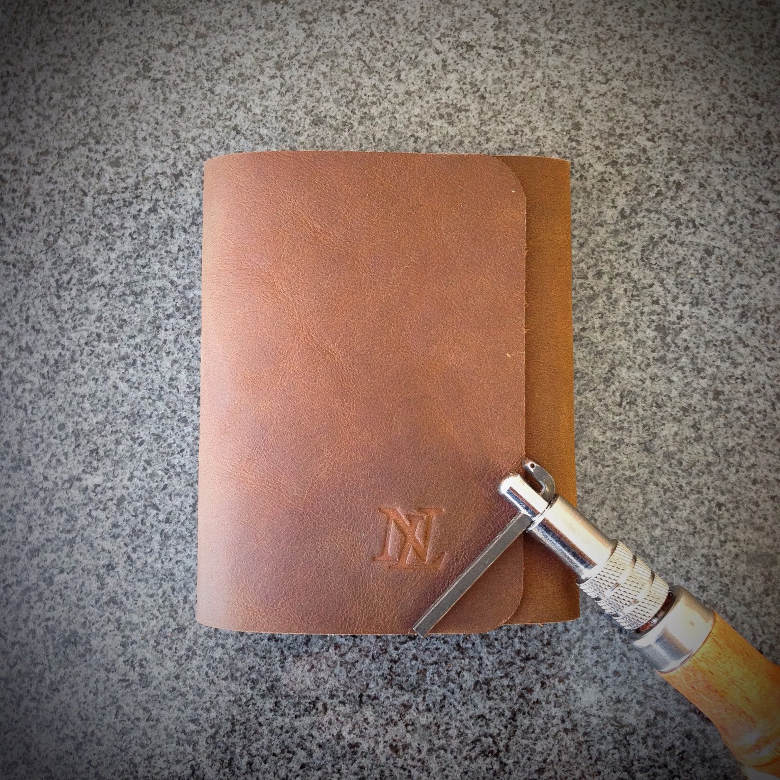 Leather Minimalist Wallet / Trifold Wallet / Stitchless Wallet | Etsy