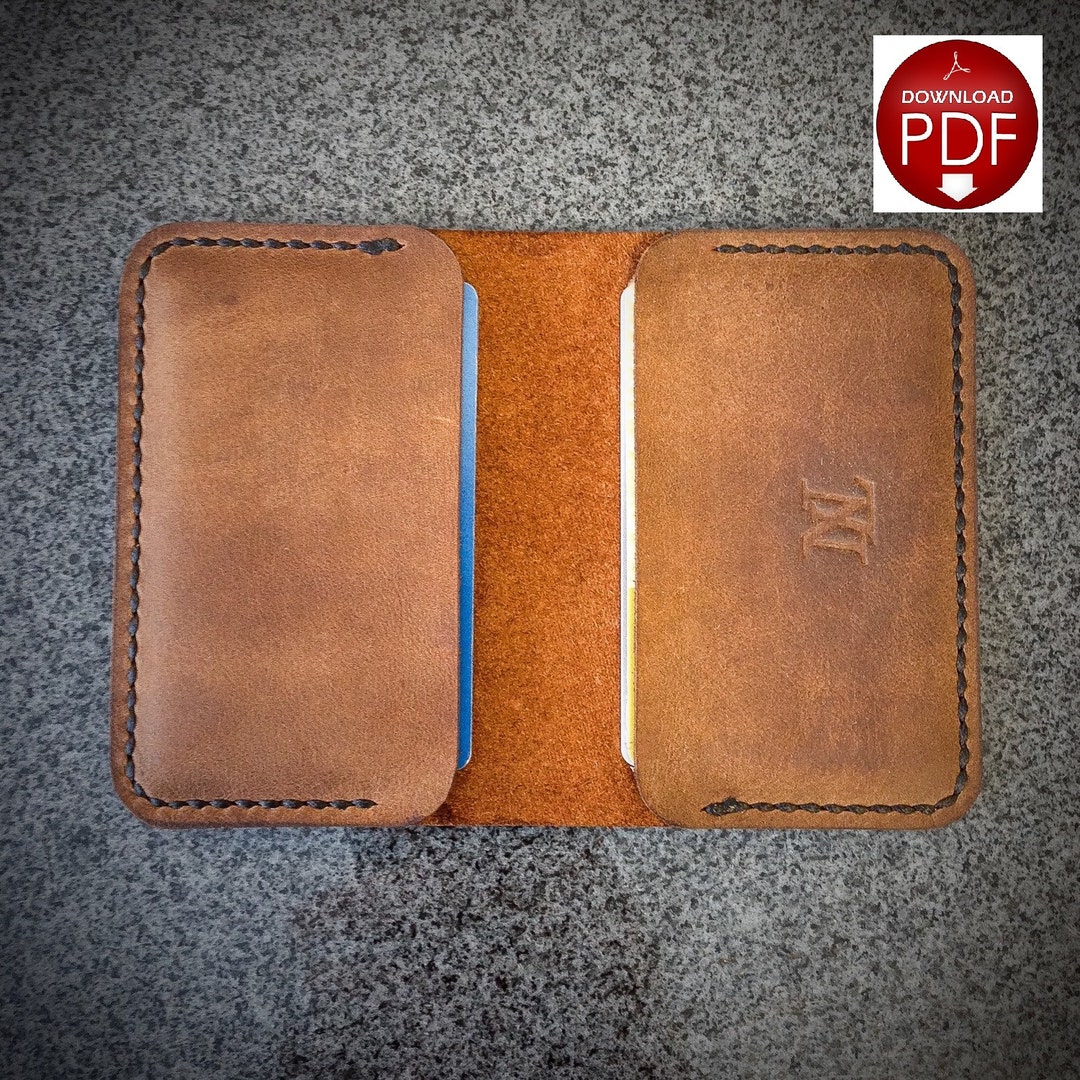 PATTERN - Leather Wallet Pattern / Leathercraft Pattern / Wallet ...