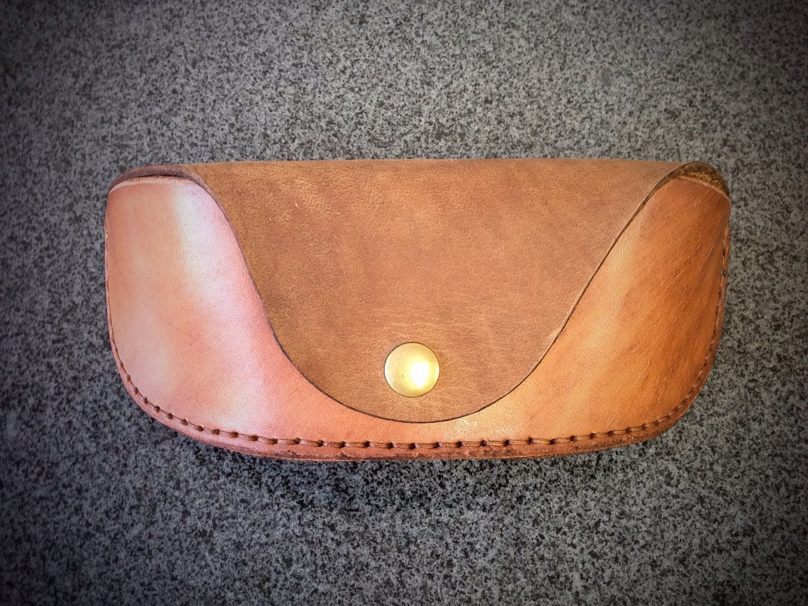 PATTERN - Leathercraft PDF Pattern for Leather Glasses/sunglasses Case ...