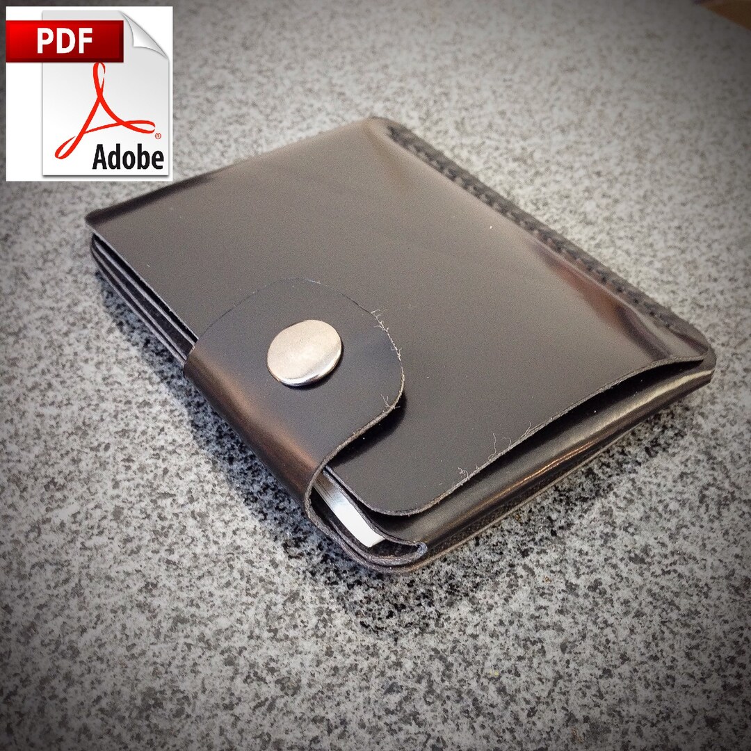 PATTERN - Leather Wallet Pattern / Leathercraft Pattern / Wallet ...