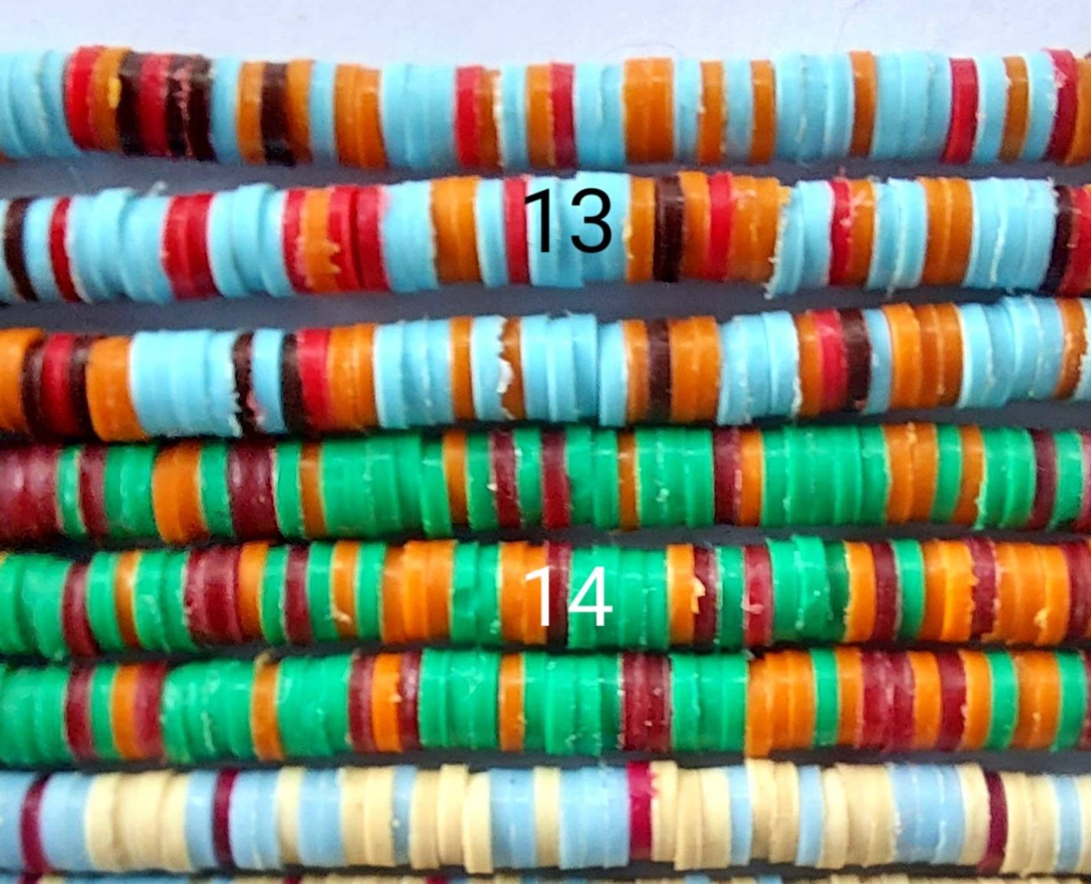 3 Mm. African Vulcanite Tiny Vinyl Heishi Beads Strand - Etsy