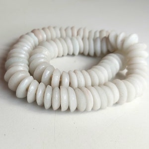 8 Inches String, 35-40 Large Saucer Beads, 13-15 X 4-5 Mm., 30 Colors ...