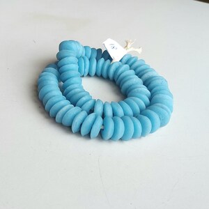 16 Inches String, 70-80 Large Saucer Beads, 13-15 X 4-5 Mm., 30 Colors ...