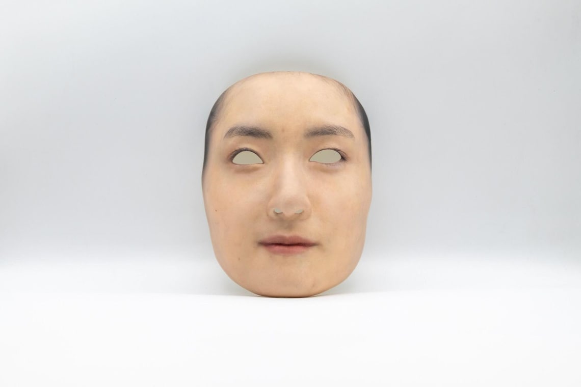 Realistic Human Face Mask anokao No.01 - Etsy UK