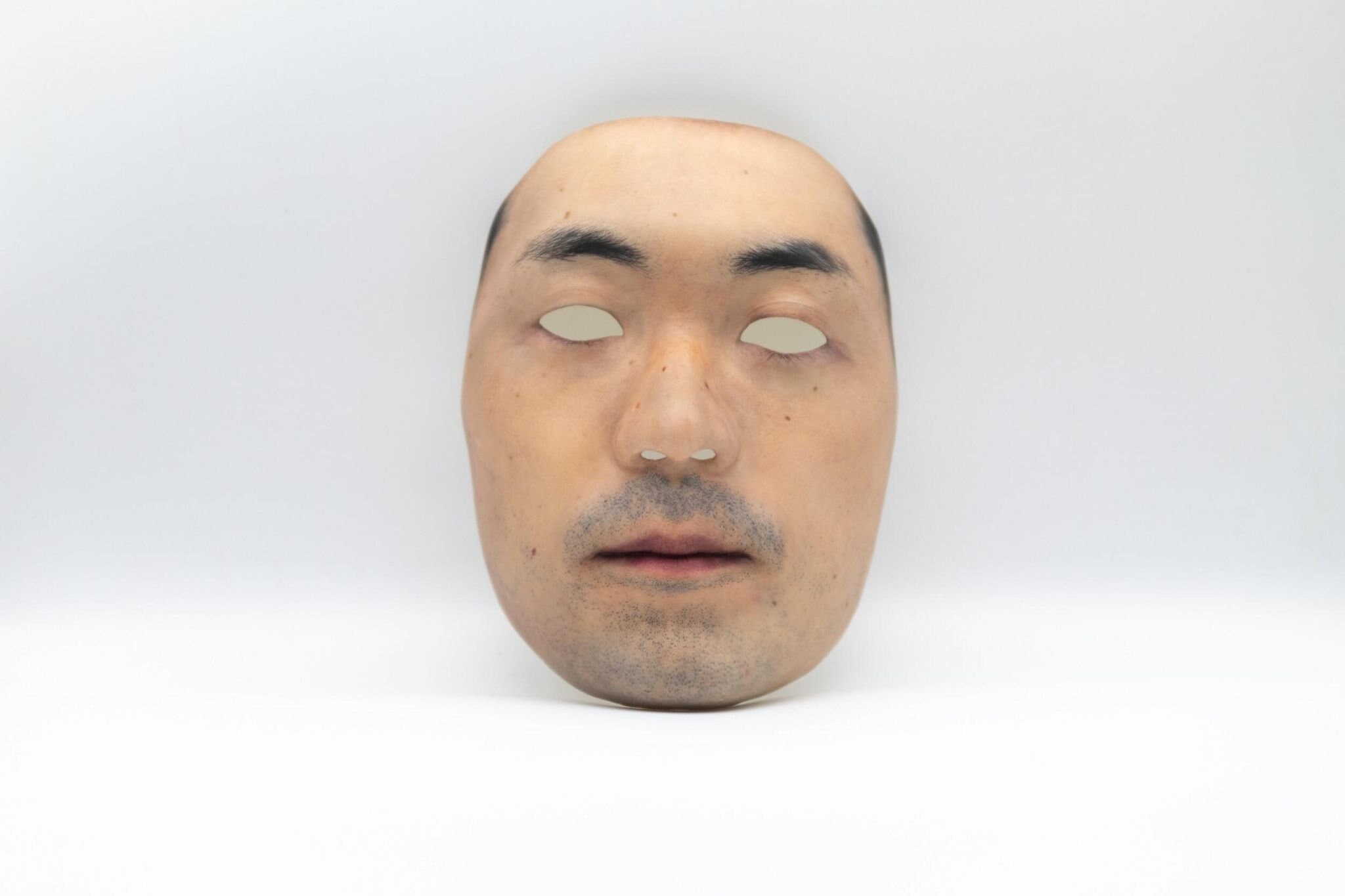 Realistic Human Face Mask "anokao" No.00 | Eyeball-less | - Etsy