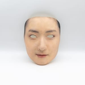 Realistic Human Face Mask "anokao" No.01 | Eyeball-less | - Etsy