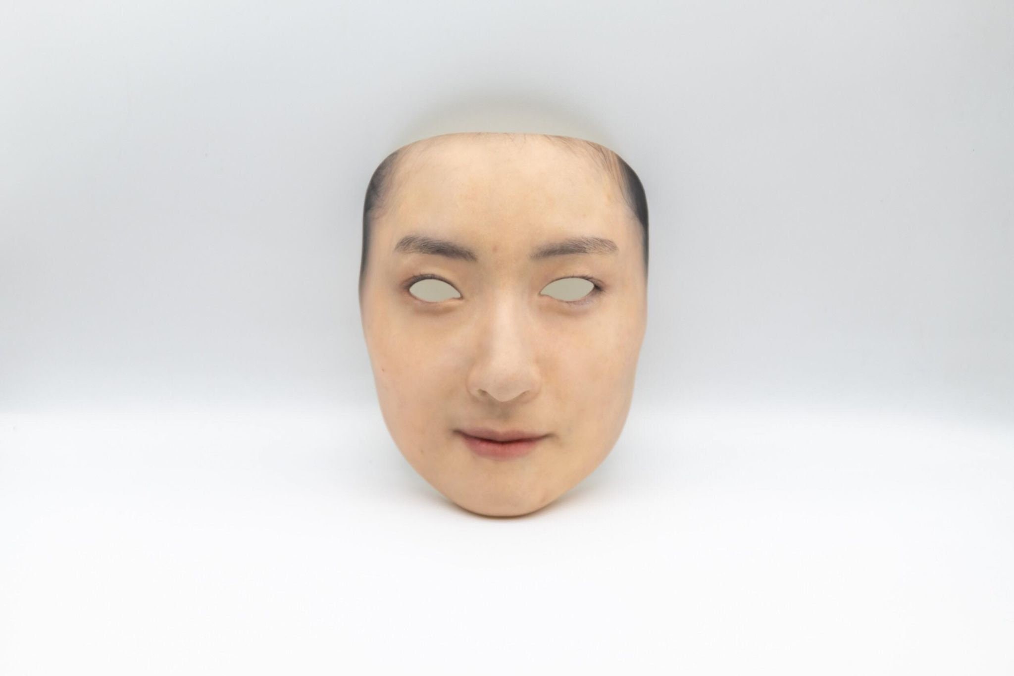 Realistic Human Face Mask "anokao" No.01 | Eyeball-less | - Etsy