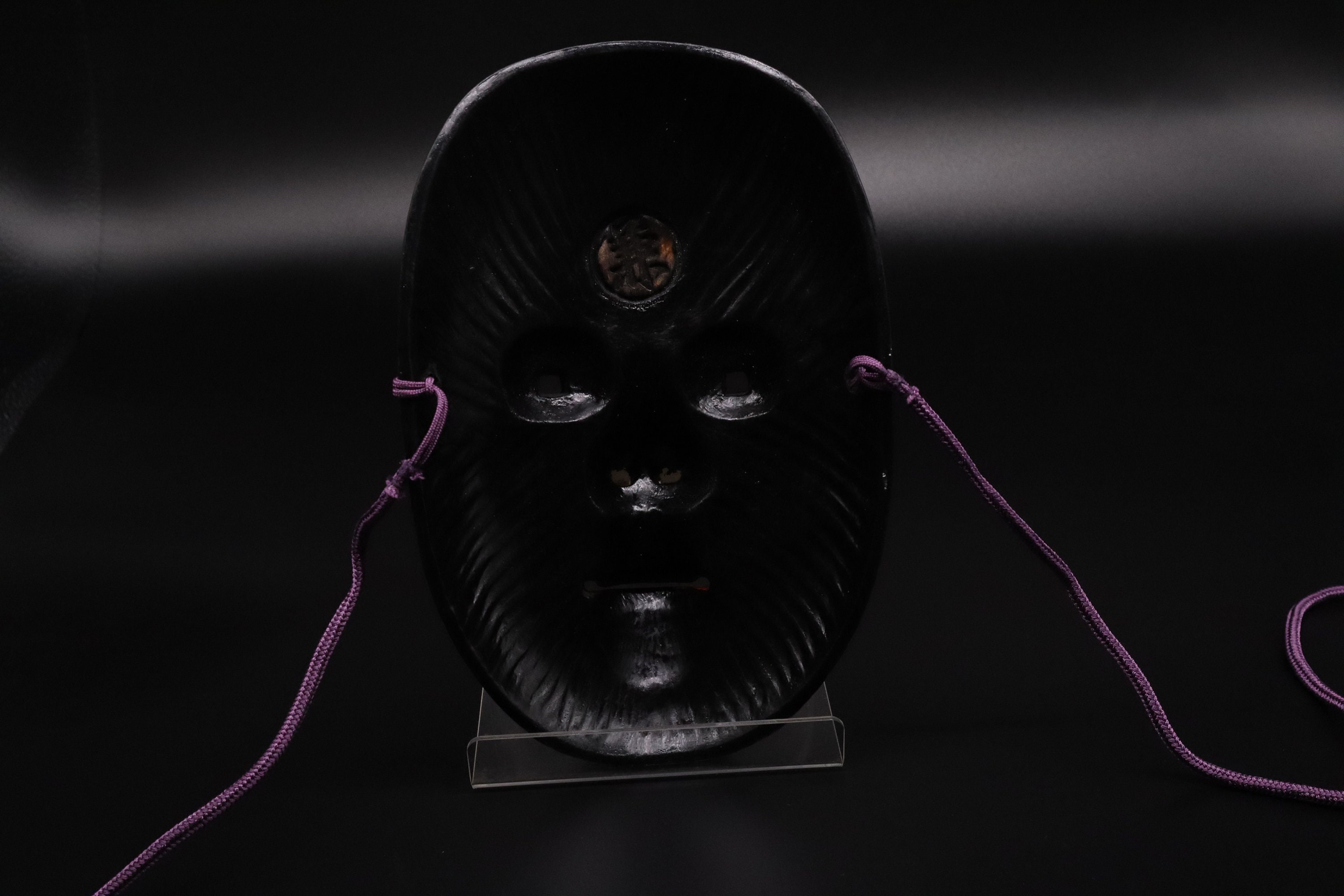 Traditional Japanese Noh Mask ko-omote Theatre Mask Carved Wood Young ...