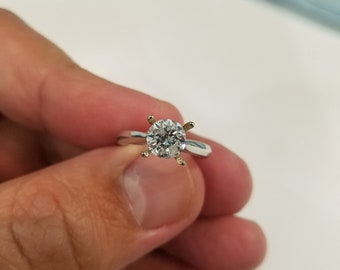 1 carat diamond ring | Etsy