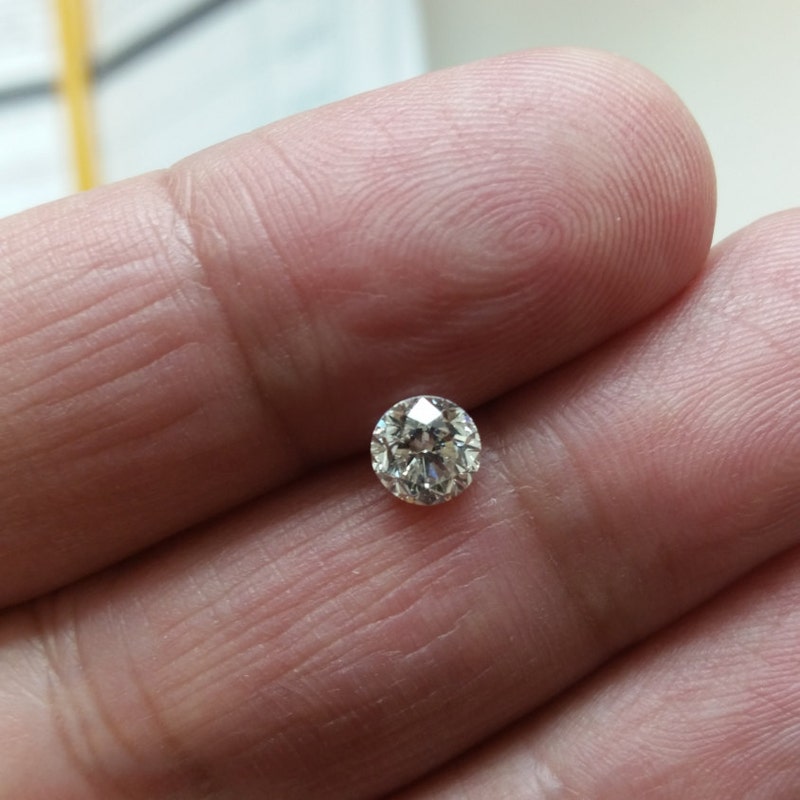 Genuine Diamond Ring - Etsy