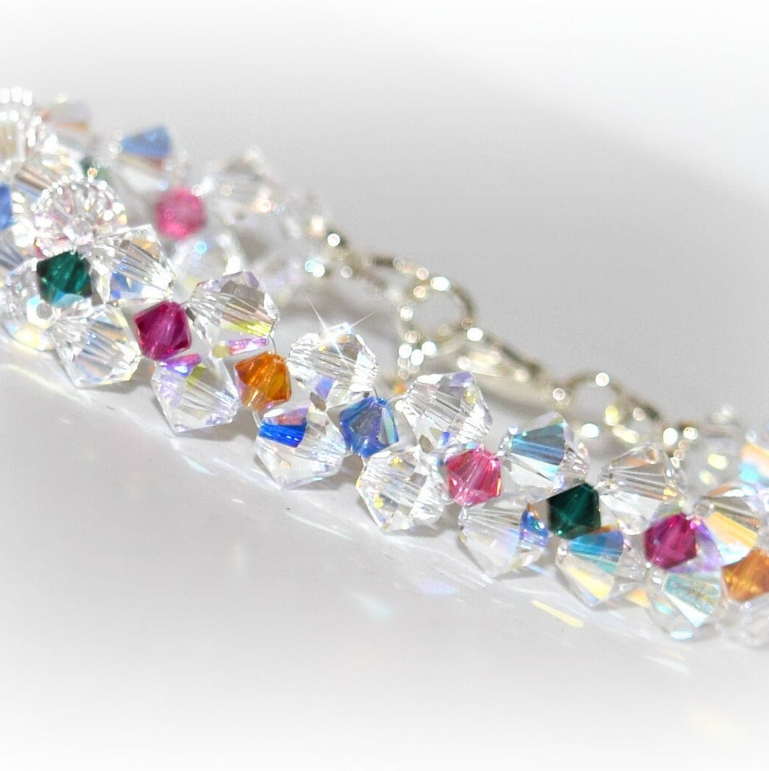 Crystal Rainbow Bracelet - Etsy