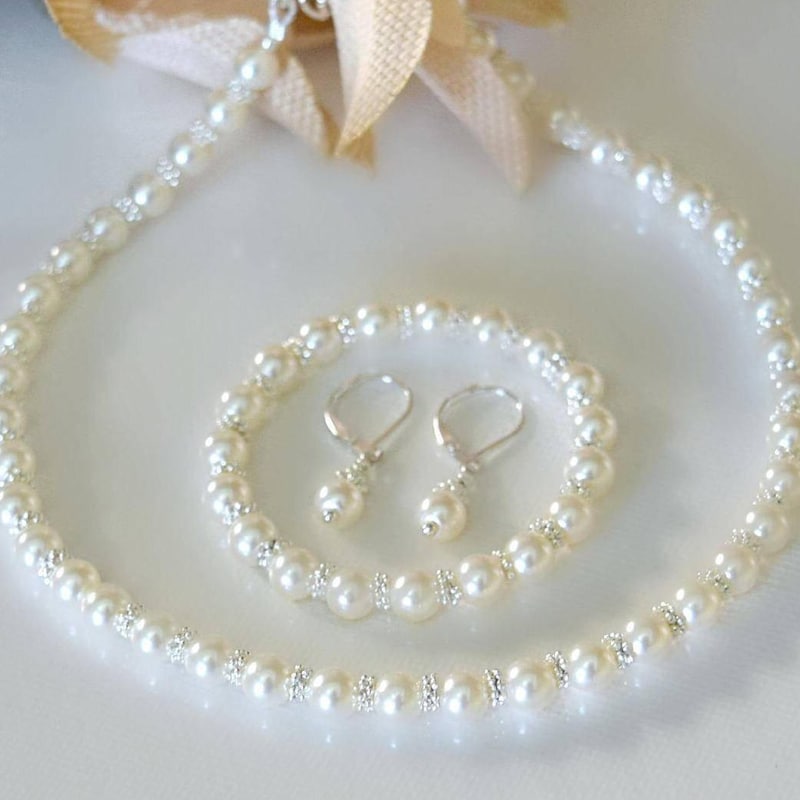 Ivory Pearl Set - Etsy