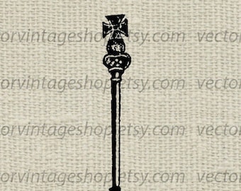Royal Scepter Svg - Etsy