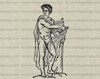 Greek God Apollo 783-C937 Stencil - Etsy