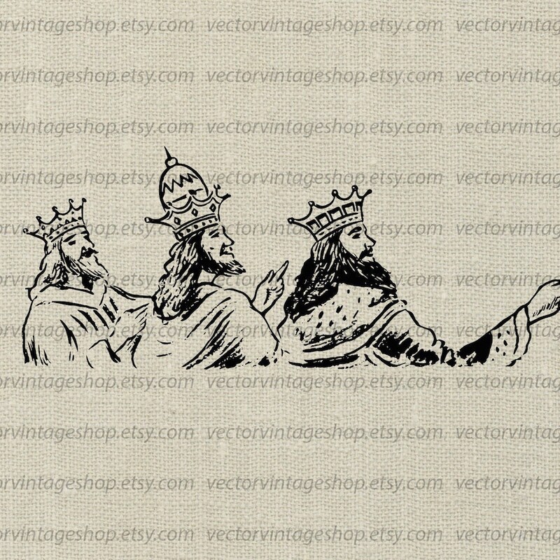 Three Kings Svg - Etsy