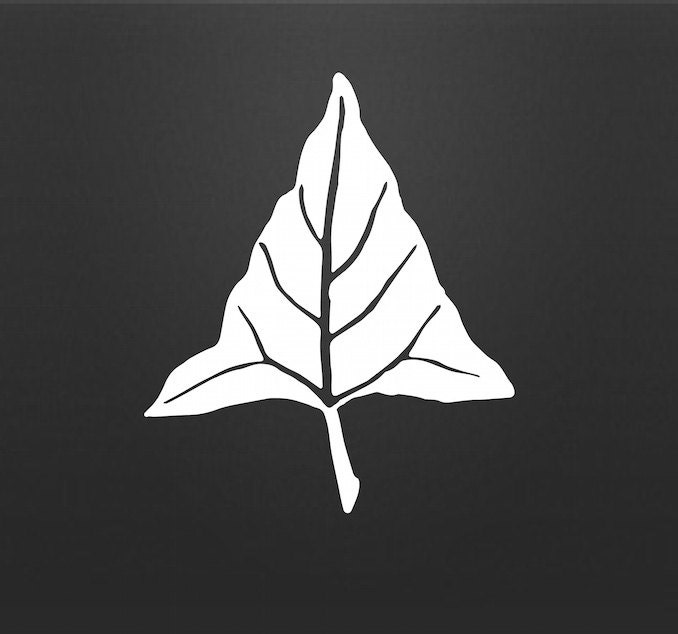 IVY LEAF SVG Silhouette, Vintage Vector Clipart, Botanical Art ...