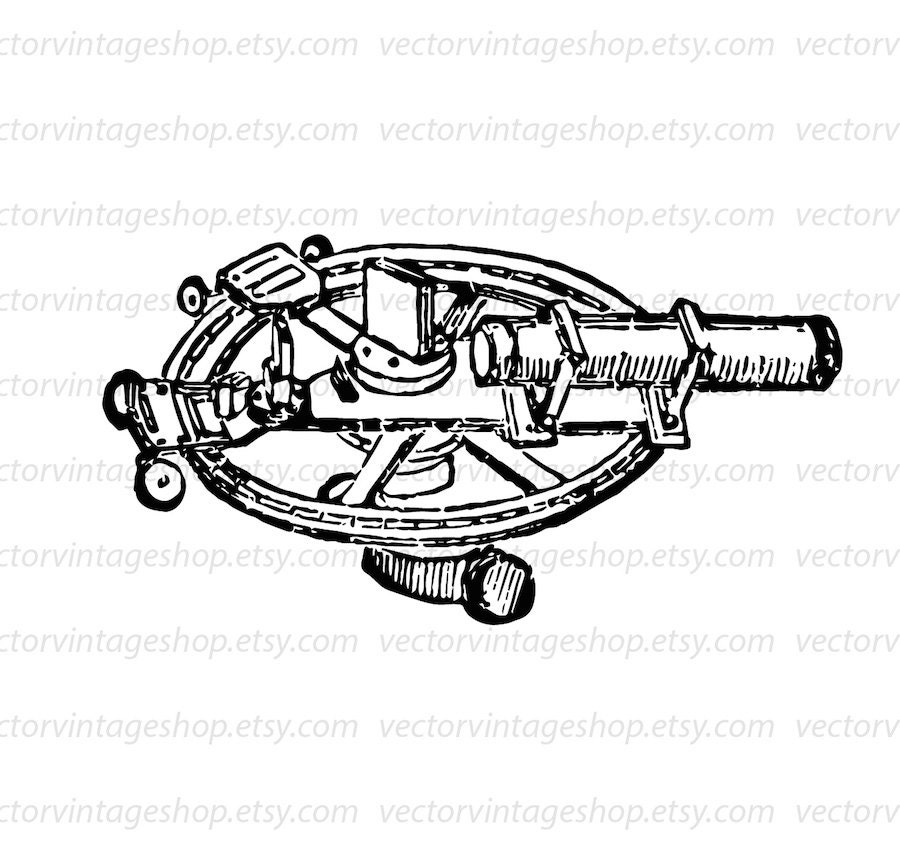 ASTRONOMY INSTRUMENT SVG, Vintage Style Vector Illustration, Reflecting ...