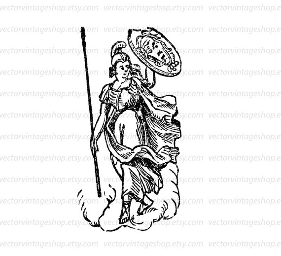 Athenas Shield Clipart