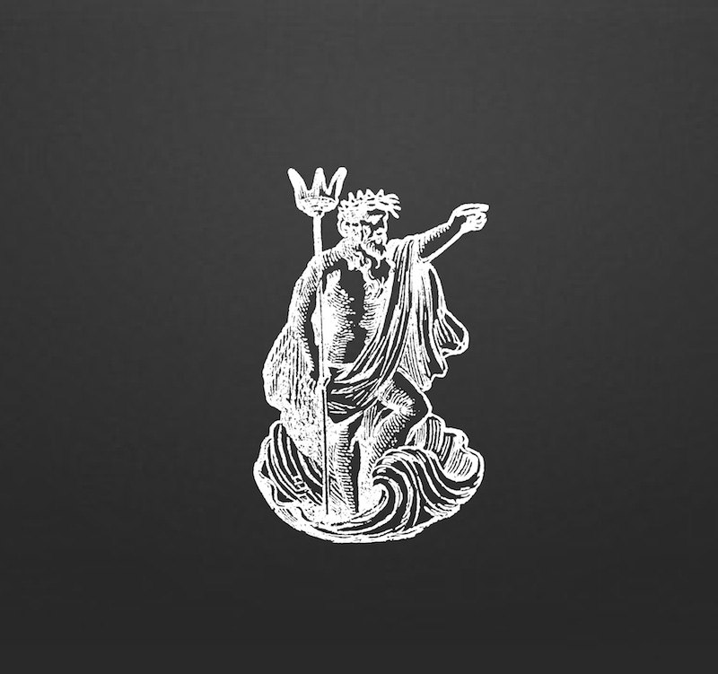 POSEIDON SVG File Vintage Vector Illustration Neptune | Etsy
