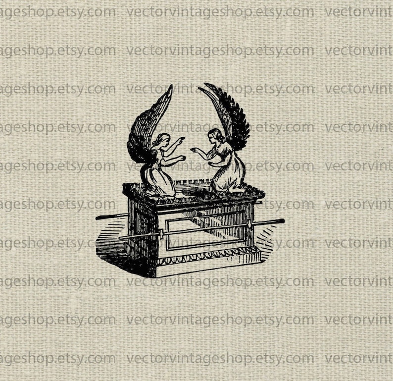 ARK of the COVENANT SVG File, Vintage Style Illustration, Antique ...