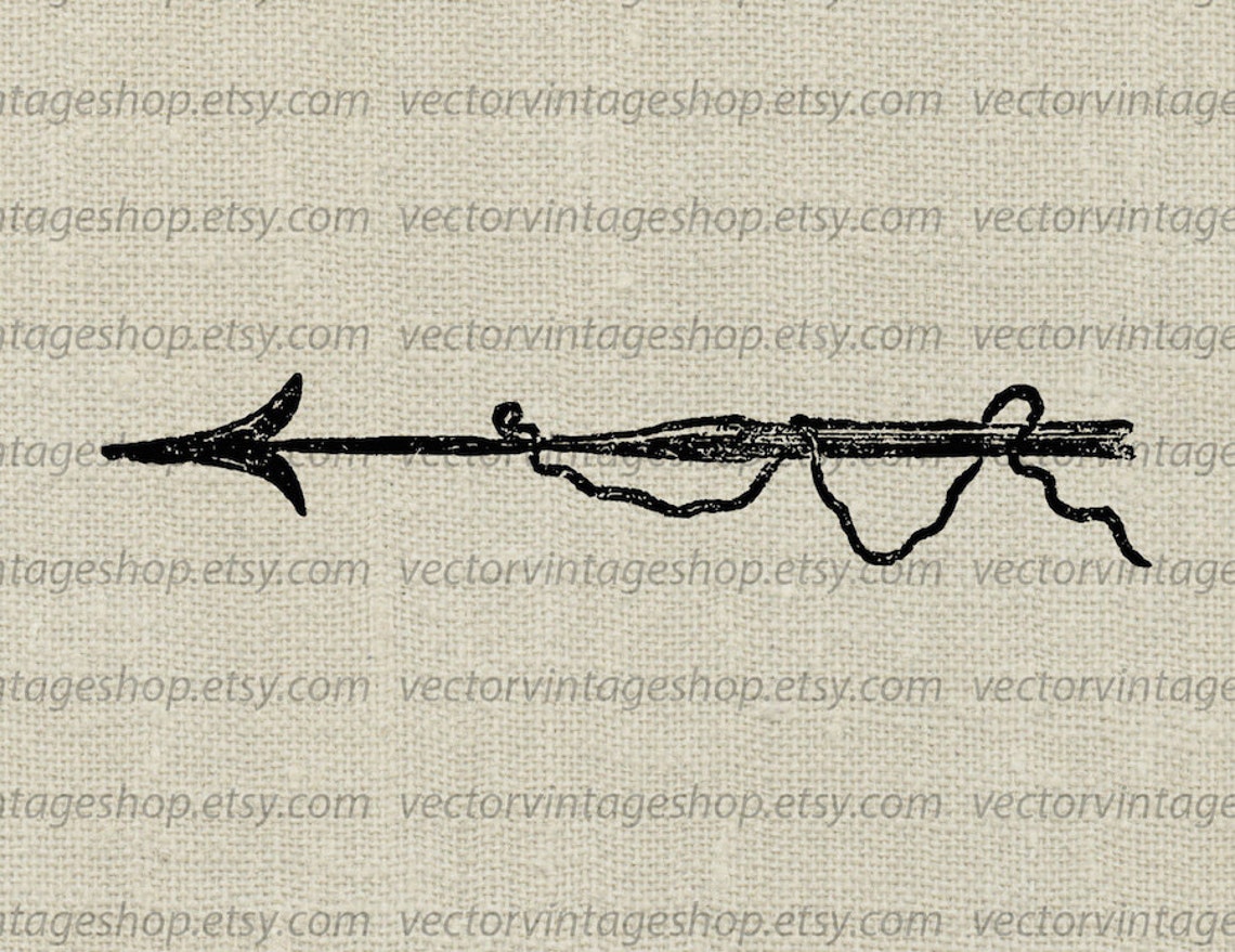 HARPOON SVG File, Vintage Vector Graphic Printable Download, Antique ...
