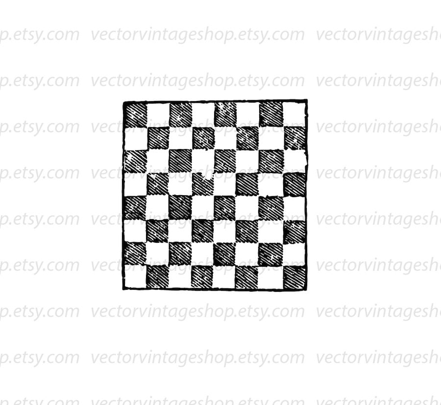 CHECKERBOARD SVG File, Vector Clipart, Commercial Use, Checkers ...