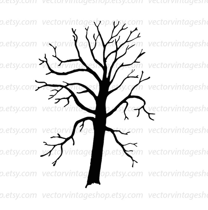 Leafless Tree Outline Printable