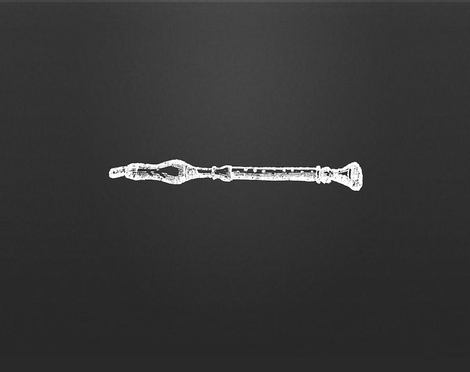 FLUTE SVG File, Flageolet, Vintage Style Vector Illustration, Printable ...