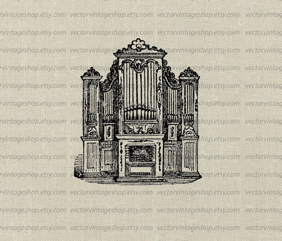Pipe Organ Drawing