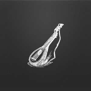 Vintage Lute Illustration: String Musical Instrument SVG (printable ...