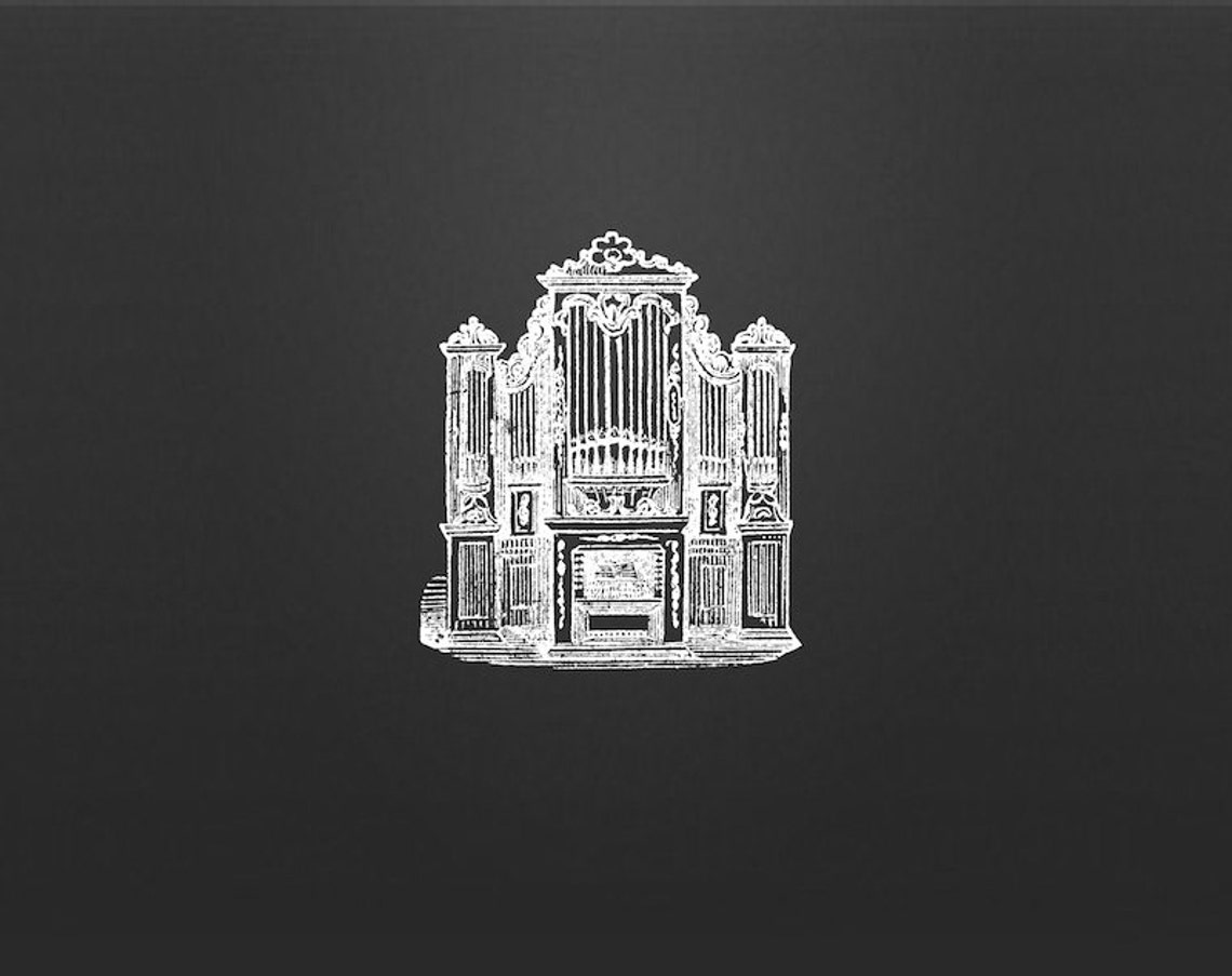 CHURCH ORGAN SVG File, Vintage Vector Illustration, Printable Download ...