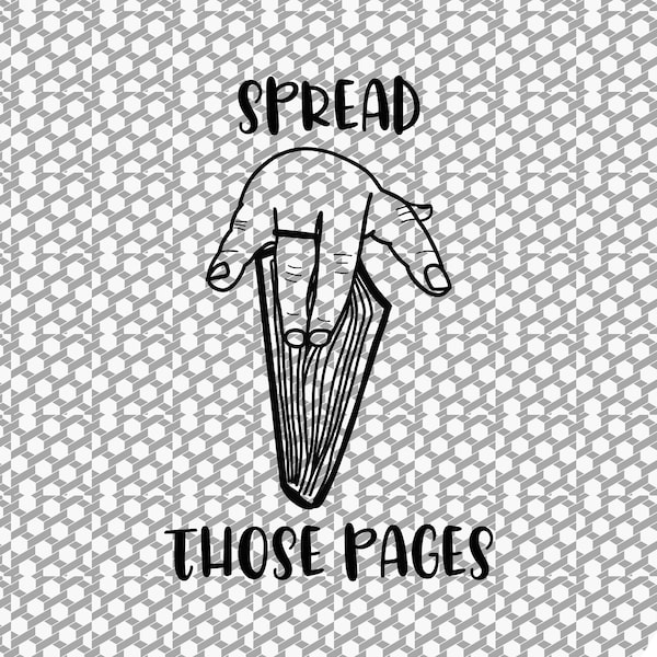 Spread Those Pages Svg - Etsy