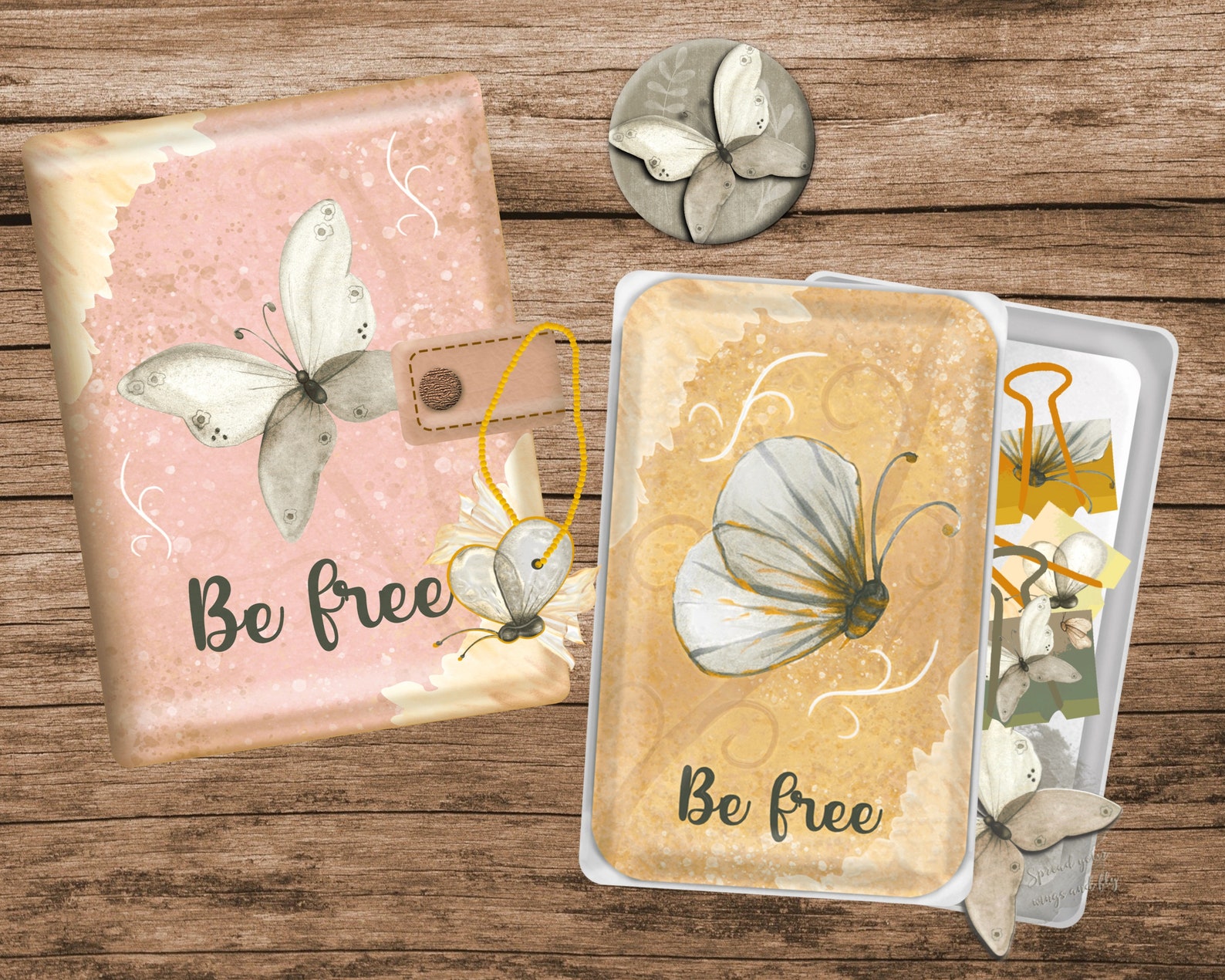 Beautiful Butterflies Desk Decor - Etsy Sweden