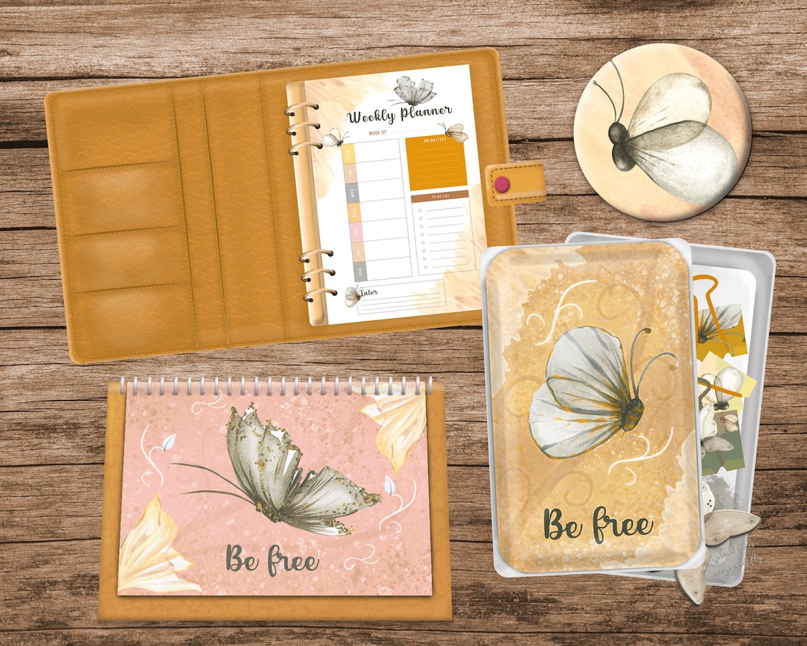 Beautiful Butterflies Desk Decor - Etsy Sweden