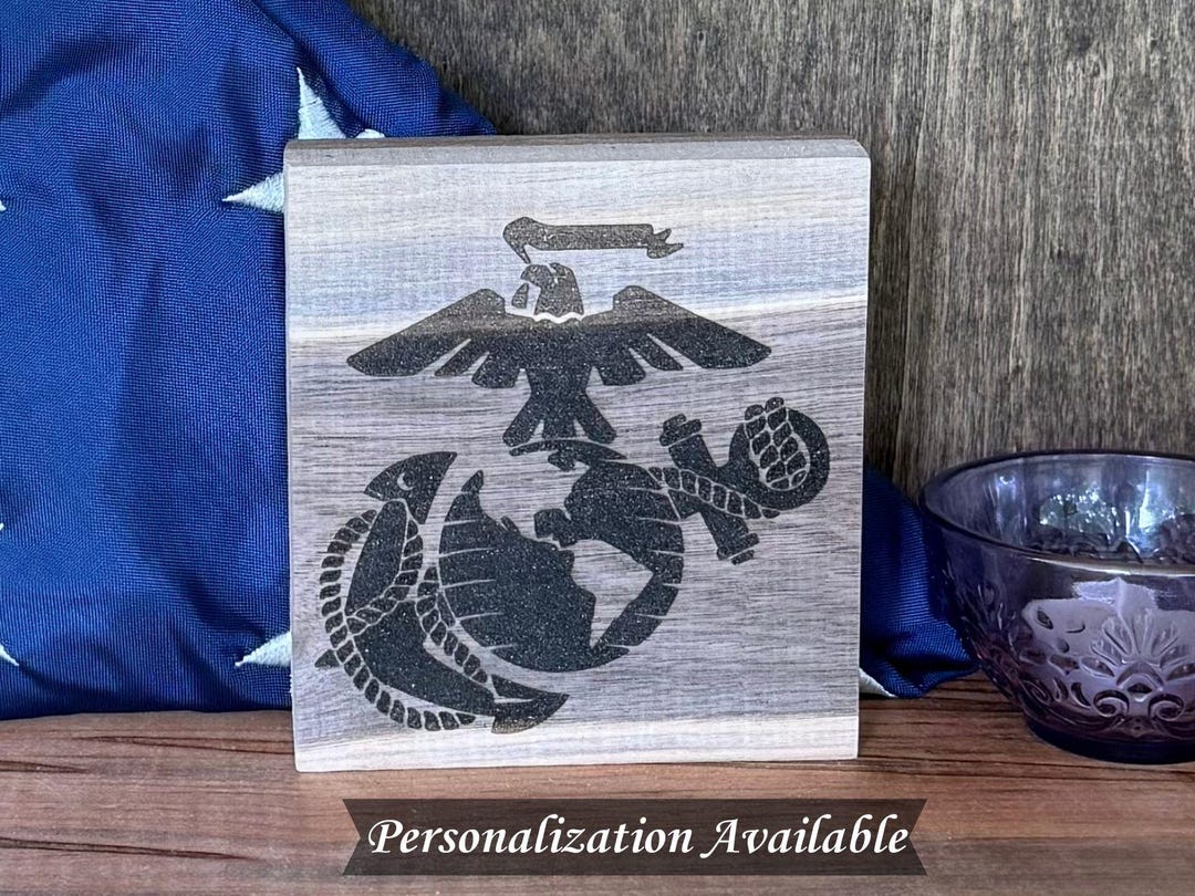 USMC Sign | Optional Personalization | USMC Veteran Gift | USMC ...