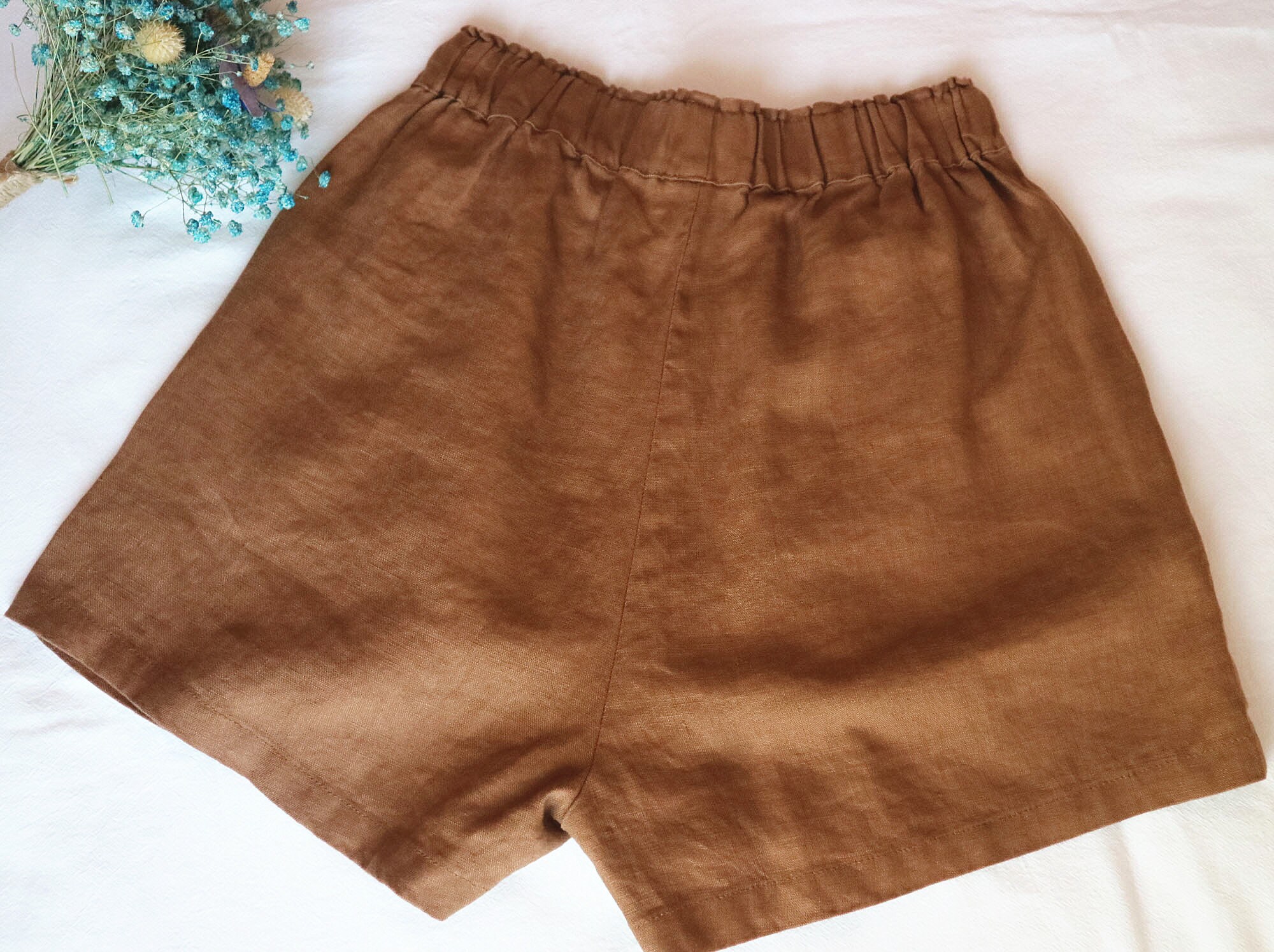 Linen Shorts Pants Linen Short Trousers Casual Pants - Etsy