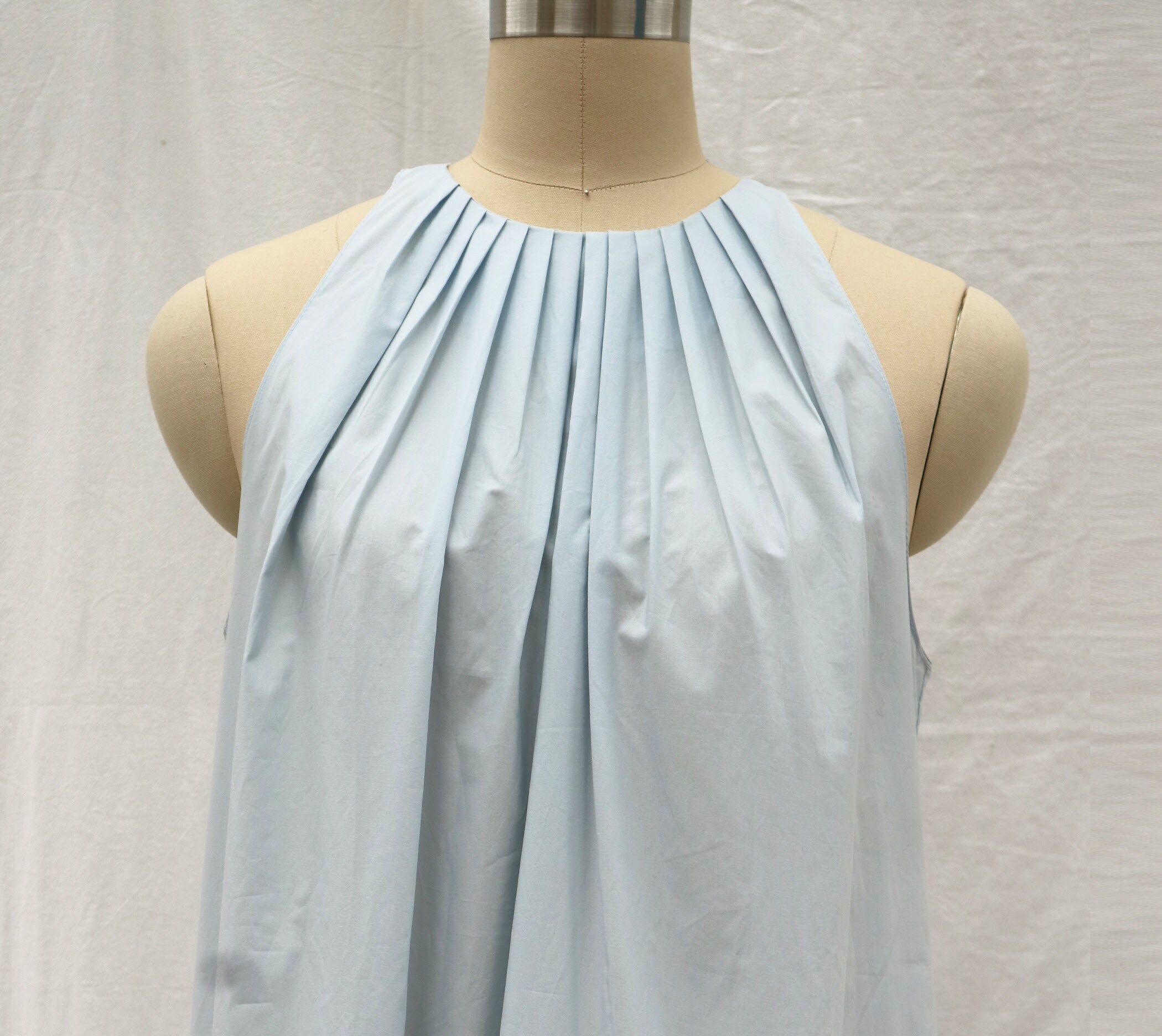 Light Blue Linen Dress Long Dress Loose Jumper Linen Slip Dress ...