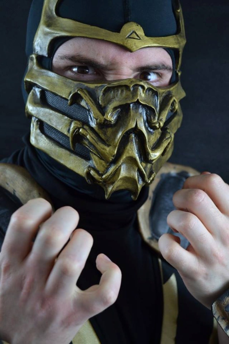 MK9 Toasty (scorpion) Face Mask Costume/ Cosplay MKX - Etsy