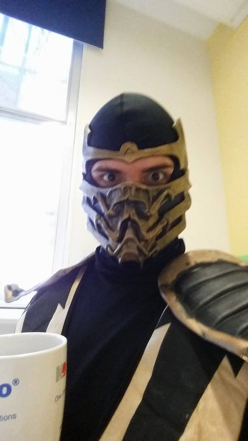 MK9 Toasty (scorpion) Face Mask Costume/ Cosplay MKX - Etsy